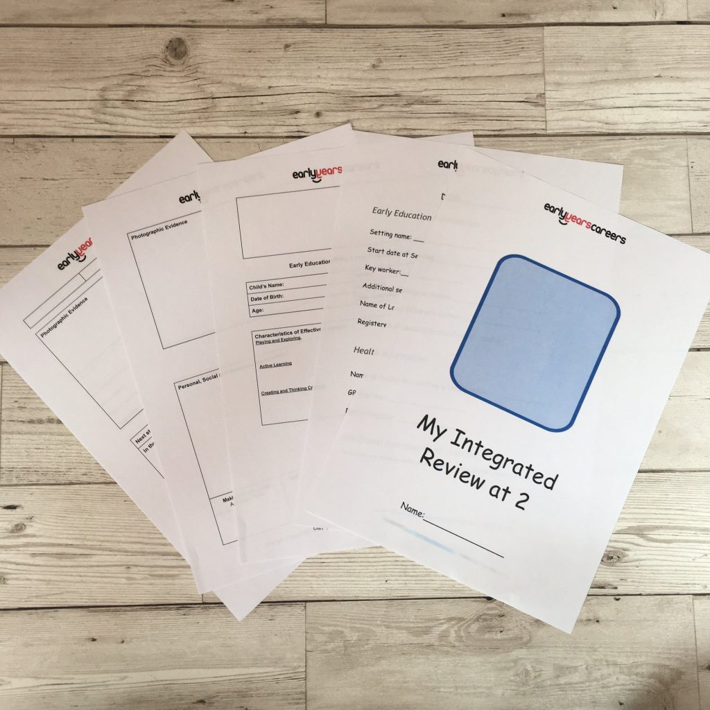 Two Year Integrated Review Form - Piggledots