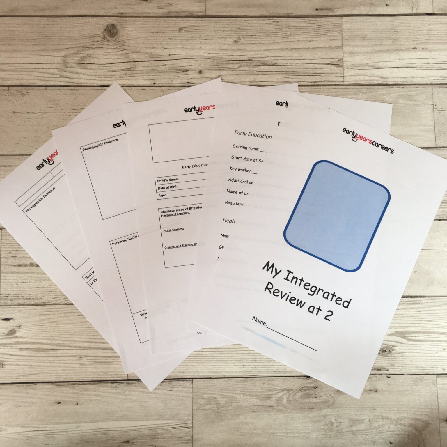 Two Year Integrated Review Form - Piggledots