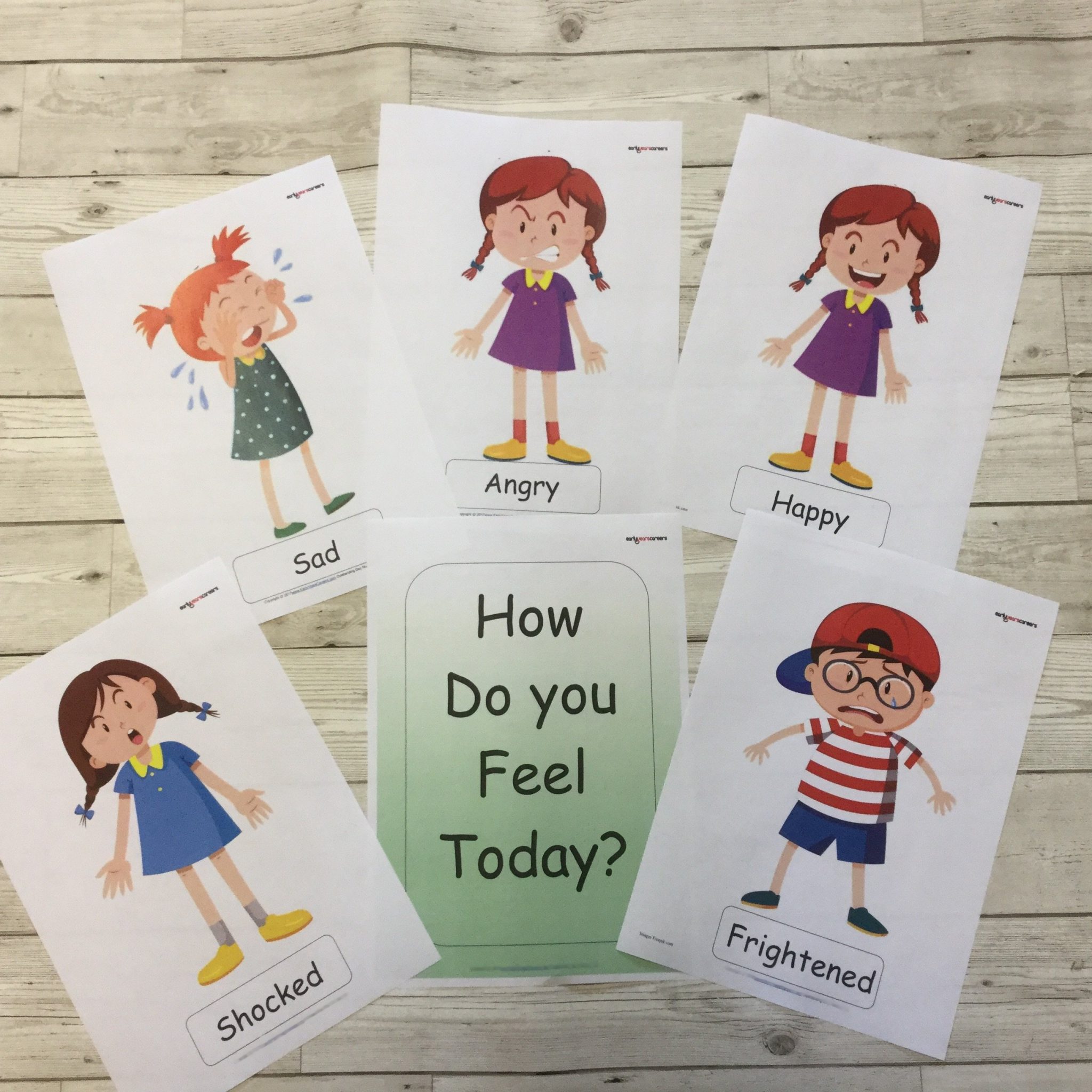 How Do You Feel Posters - Piggledots