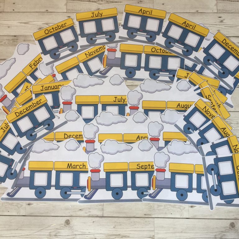 Train Birthday Board - Piggledots