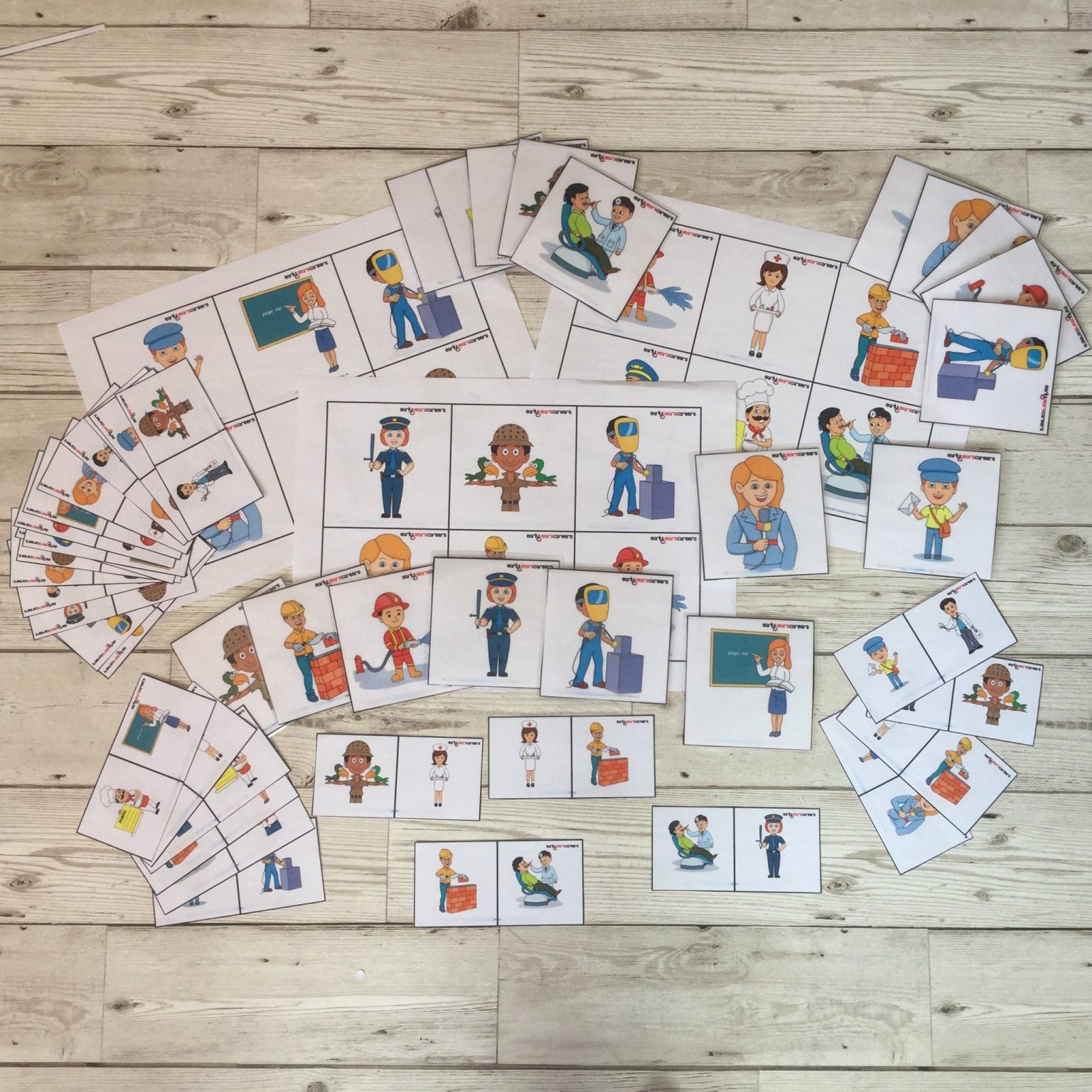 Occupation Domino’s And Lotto Game - Piggledots