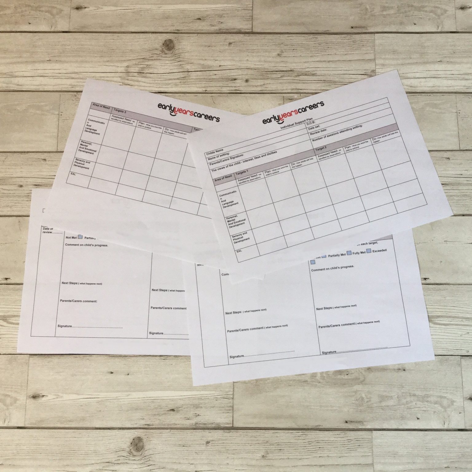 Individual Support Plan - Piggledots